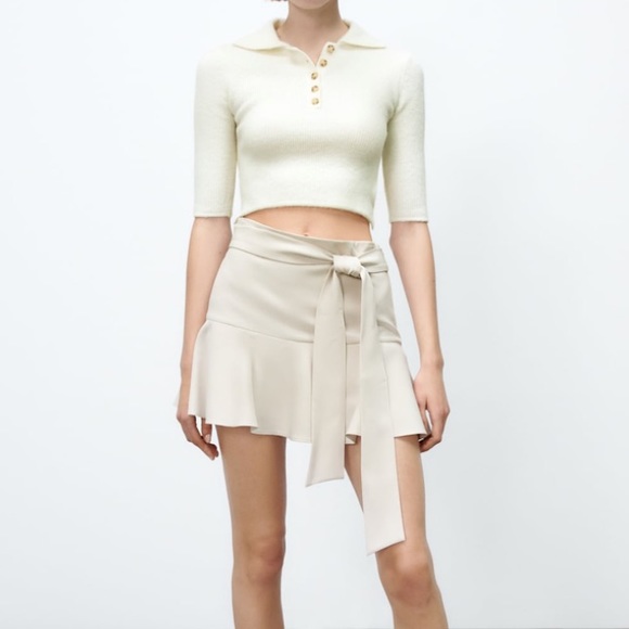 Zara | Skirts | Zara Mini Skort | Poshmark